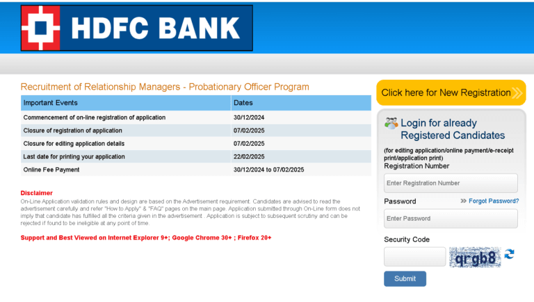 HDFC Bank Relationship Manager Recruitment 2025: Apply For Probationary ...